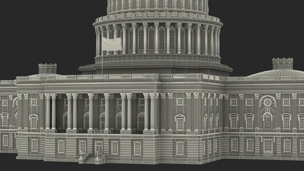 3D model United States Capitol Building - TurboSquid 1874744