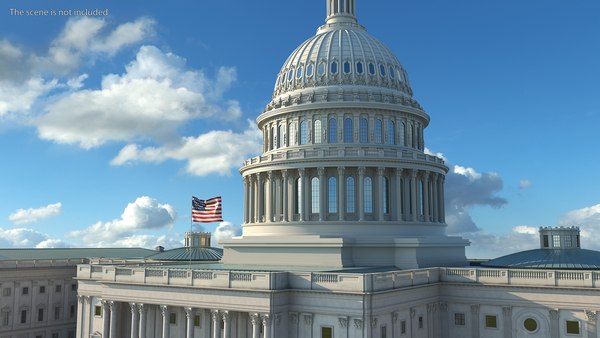 3D model United States Capitol Building - TurboSquid 1874744