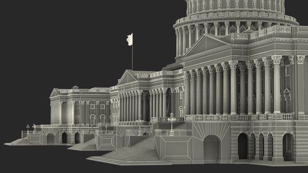 3D model United States Capitol Building - TurboSquid 1874744