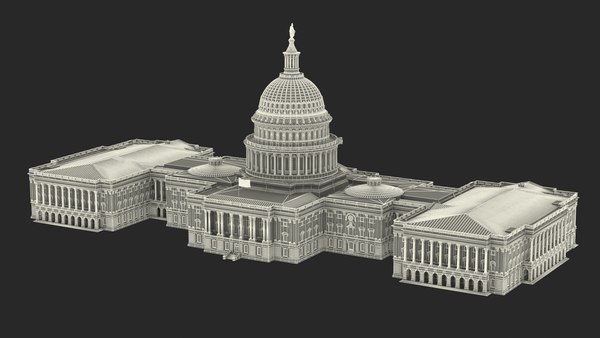 3D model United States Capitol Building - TurboSquid 1874744