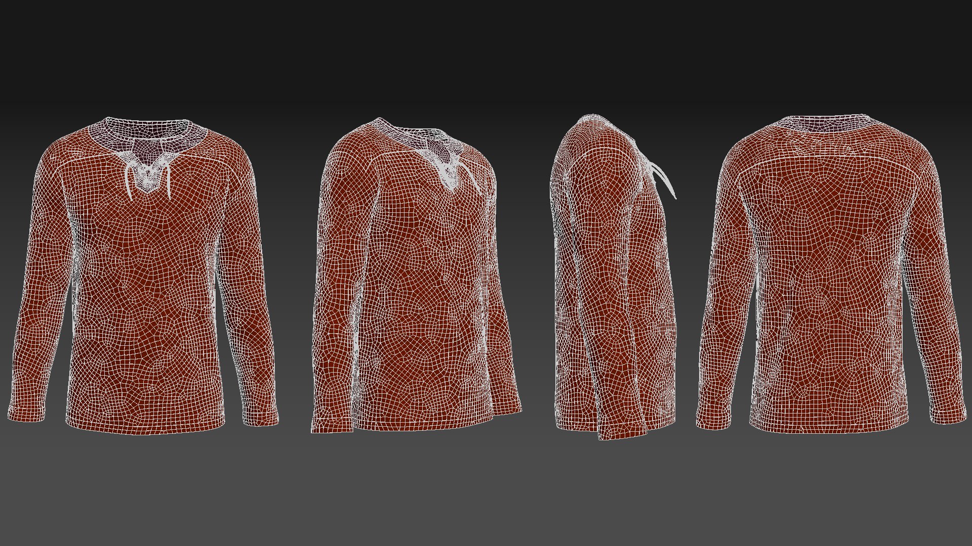 Rugby Shirt 3D model - TurboSquid 1881649