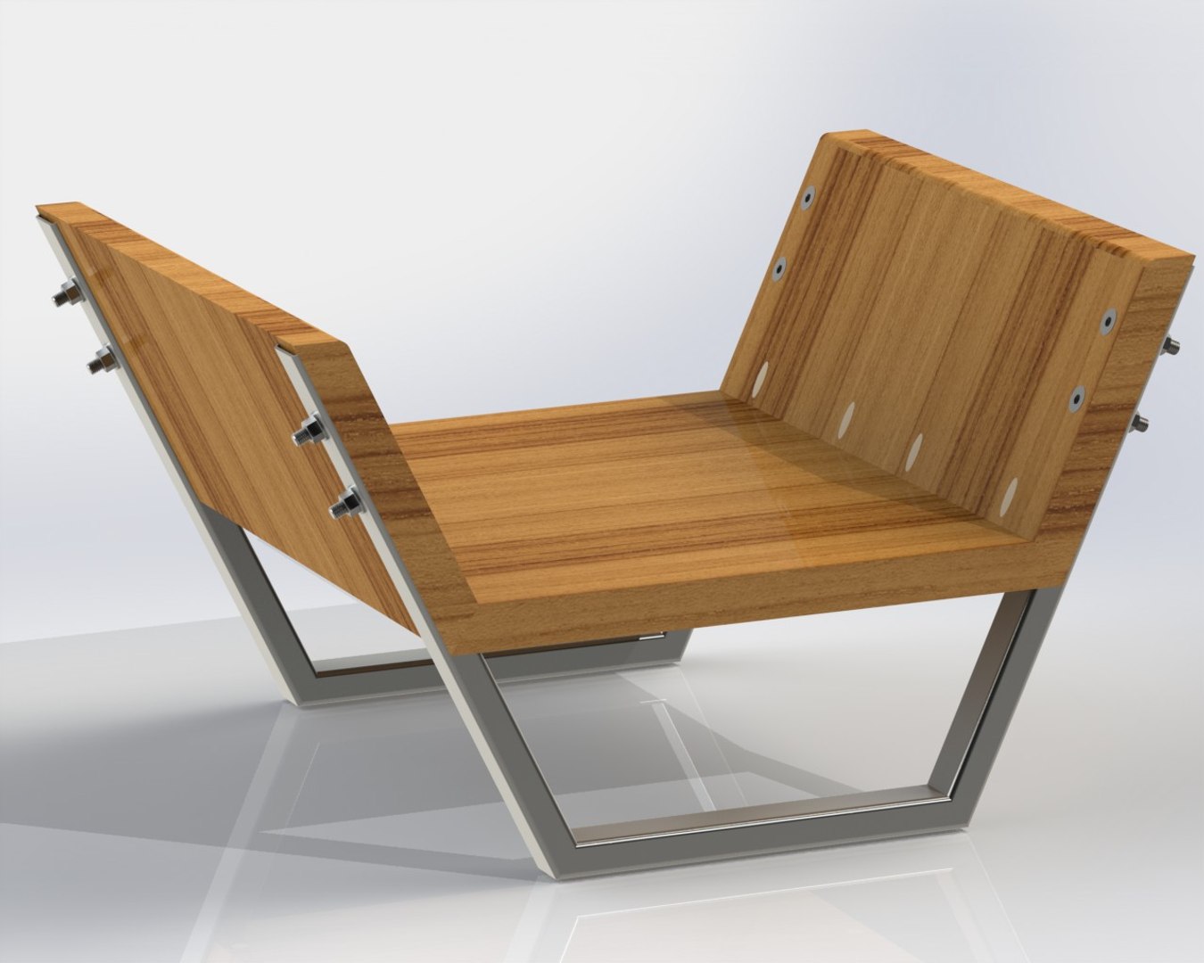 Solidworks Minimalist Chair Assembly 3d 3ds