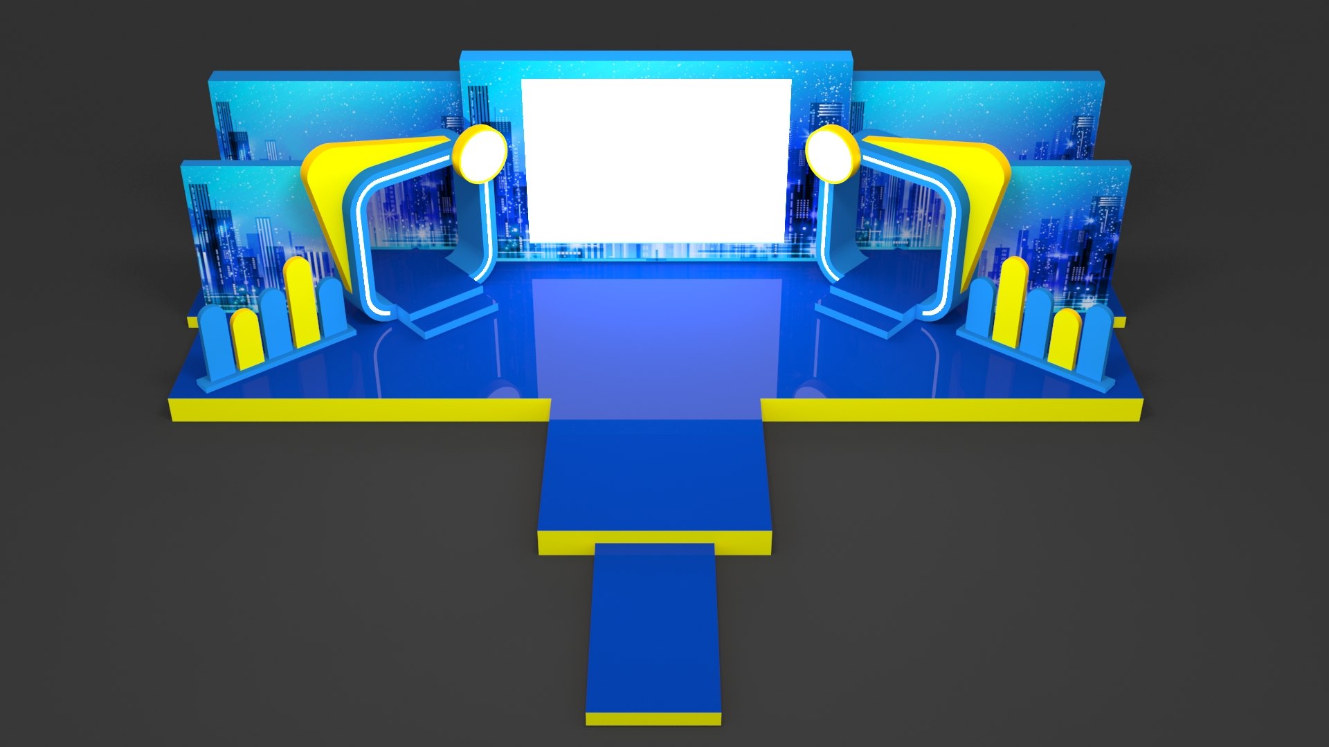 Fashion Show Stage Backdrop Model - TurboSquid 1775126