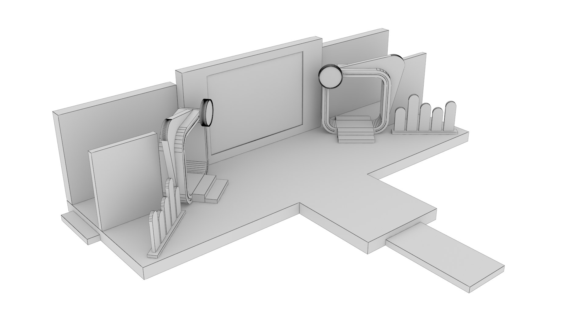 Fashion Show Stage Backdrop Model - TurboSquid 1775126