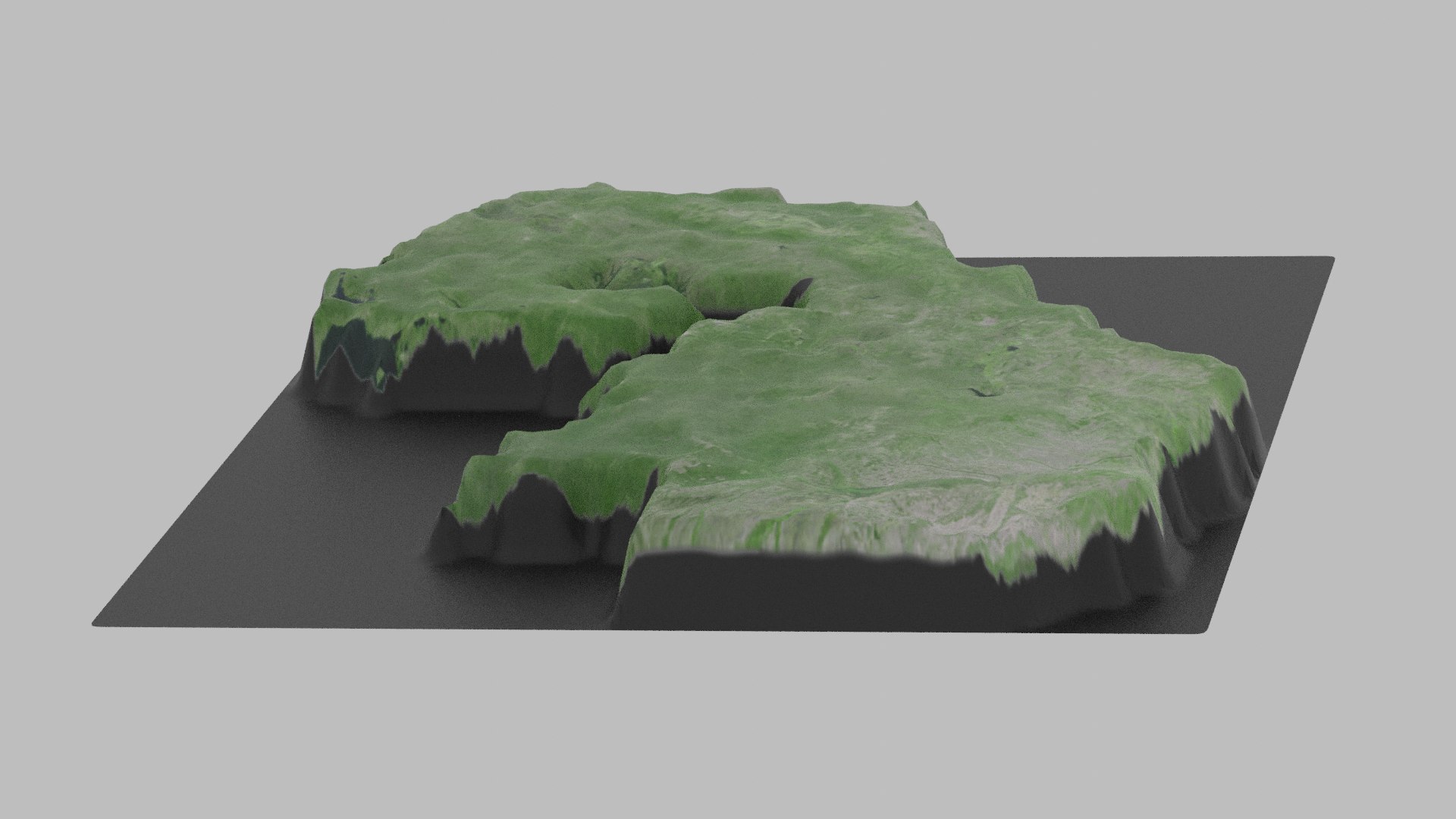 Zambia Map Country 3D Model - TurboSquid 2076411
