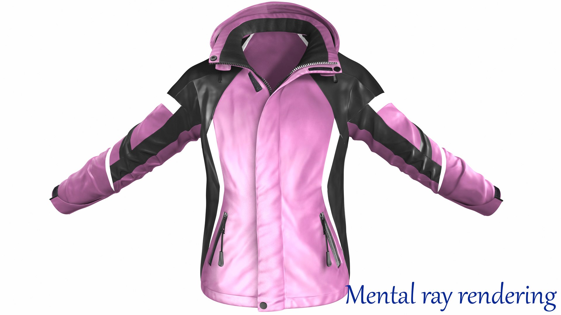 3D Female Winter Coat Model - TurboSquid 1951816