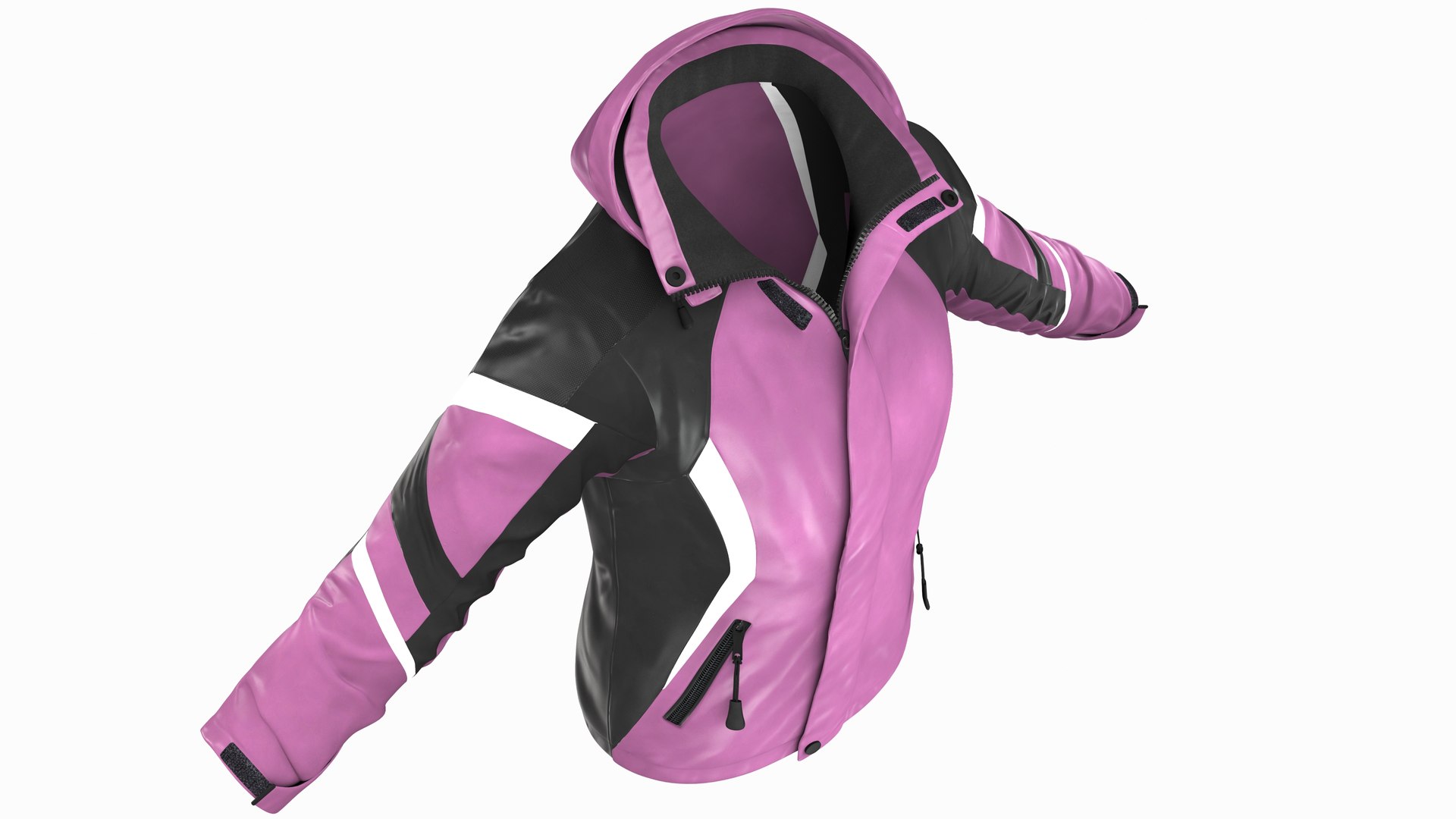 3D Female Winter Coat Model - TurboSquid 1951816