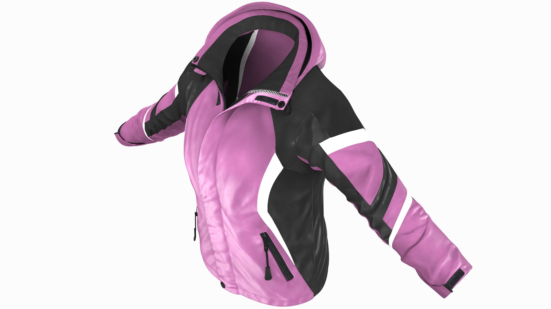 3D Female Winter Coat Model - TurboSquid 1951816
