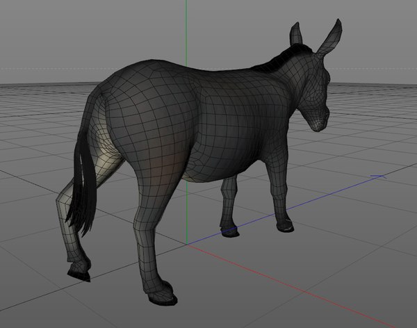 Donkey model - TurboSquid 1183864