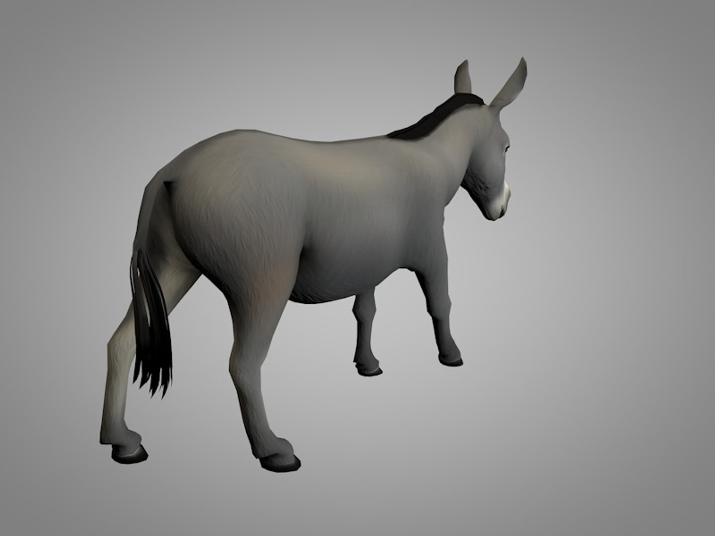 Donkey Model - TurboSquid 1183864