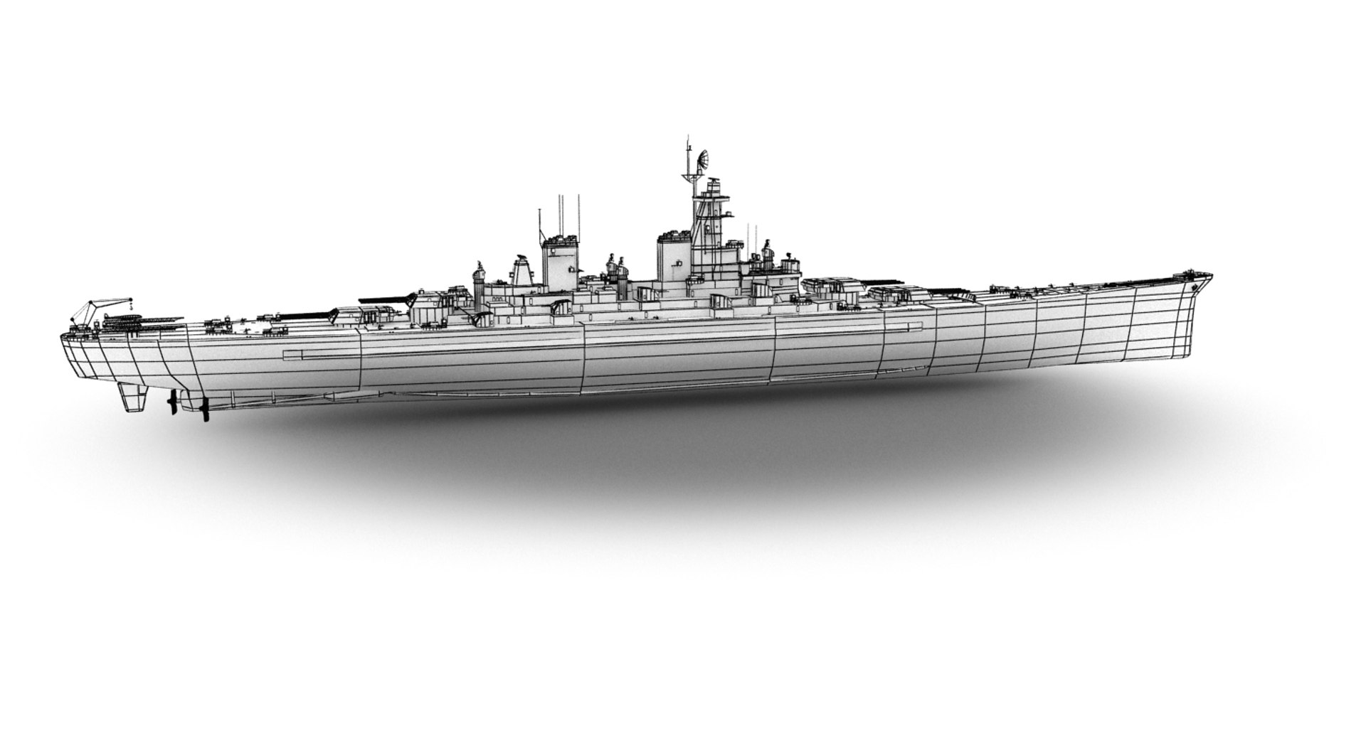 3D Uss 67 Montana - TurboSquid 1228799
