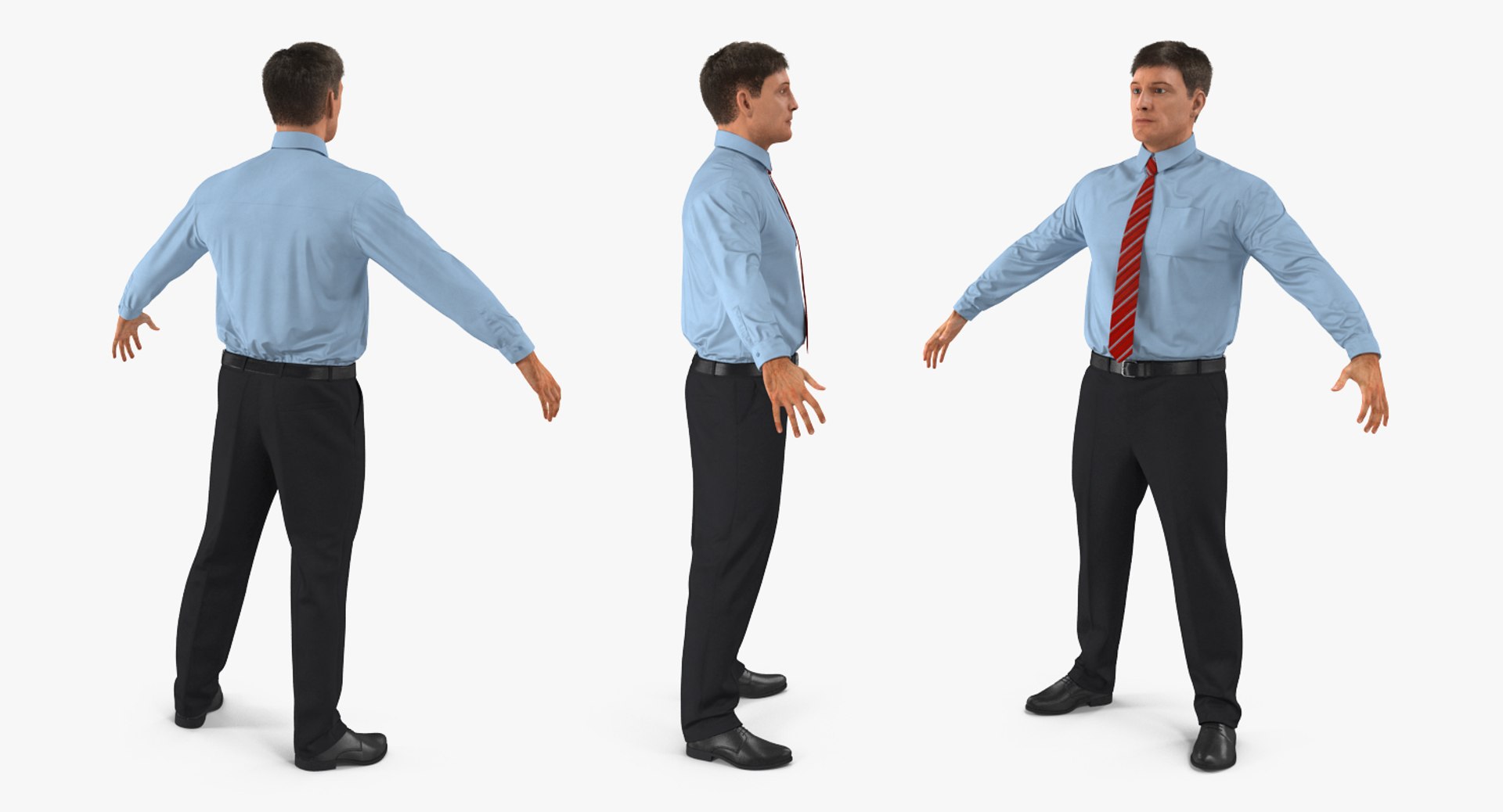 Office Worker 3d Model