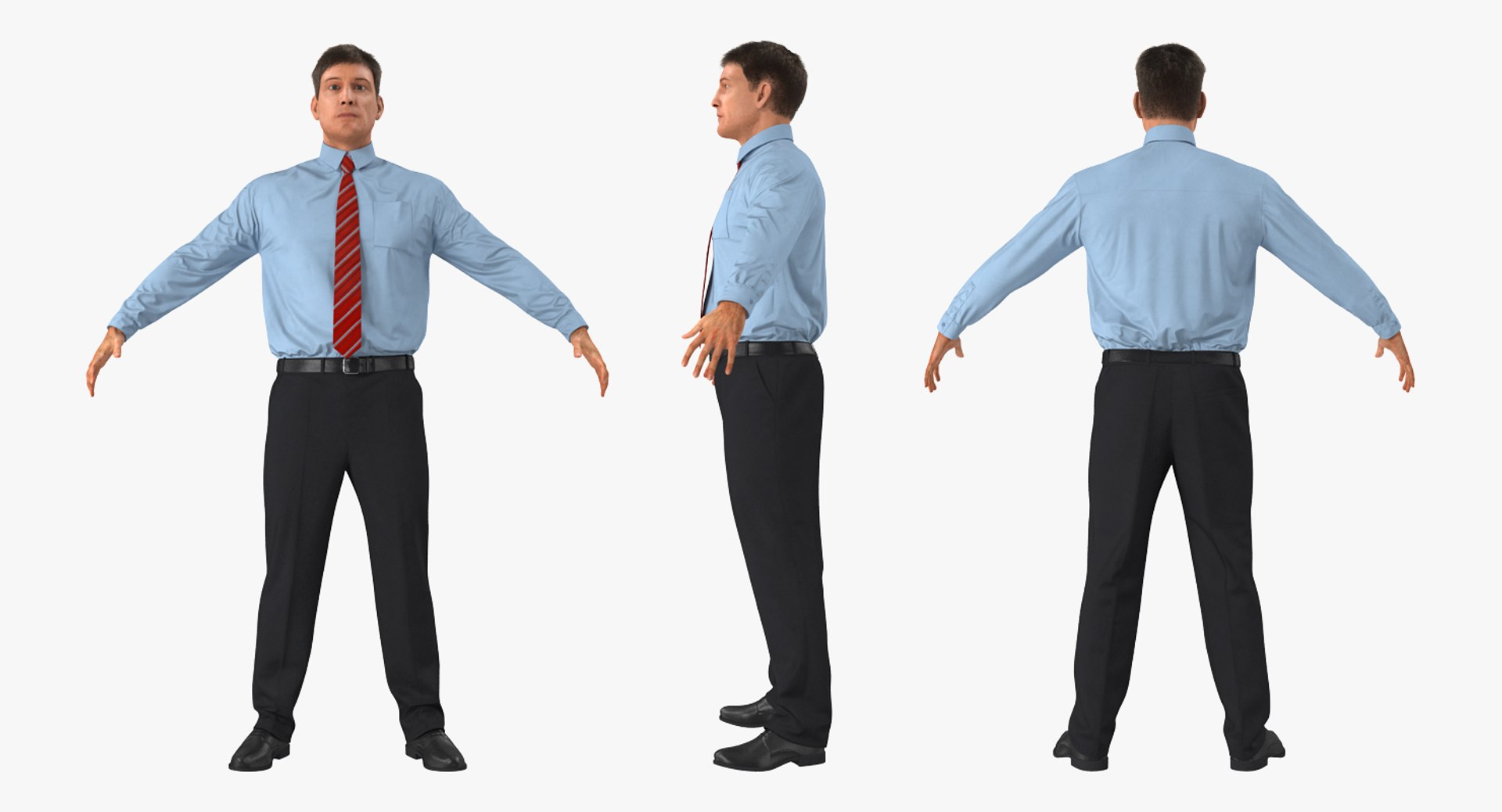 Office Worker 3d Model