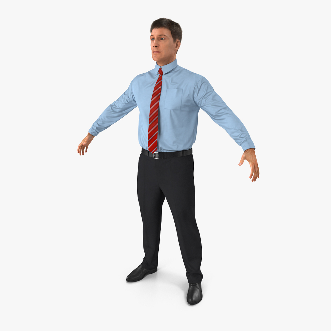 Office Worker 3d Model
