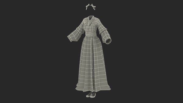 modelo 3d Clothes Set Traditional Chinese Style for Women - TurboSquid ...