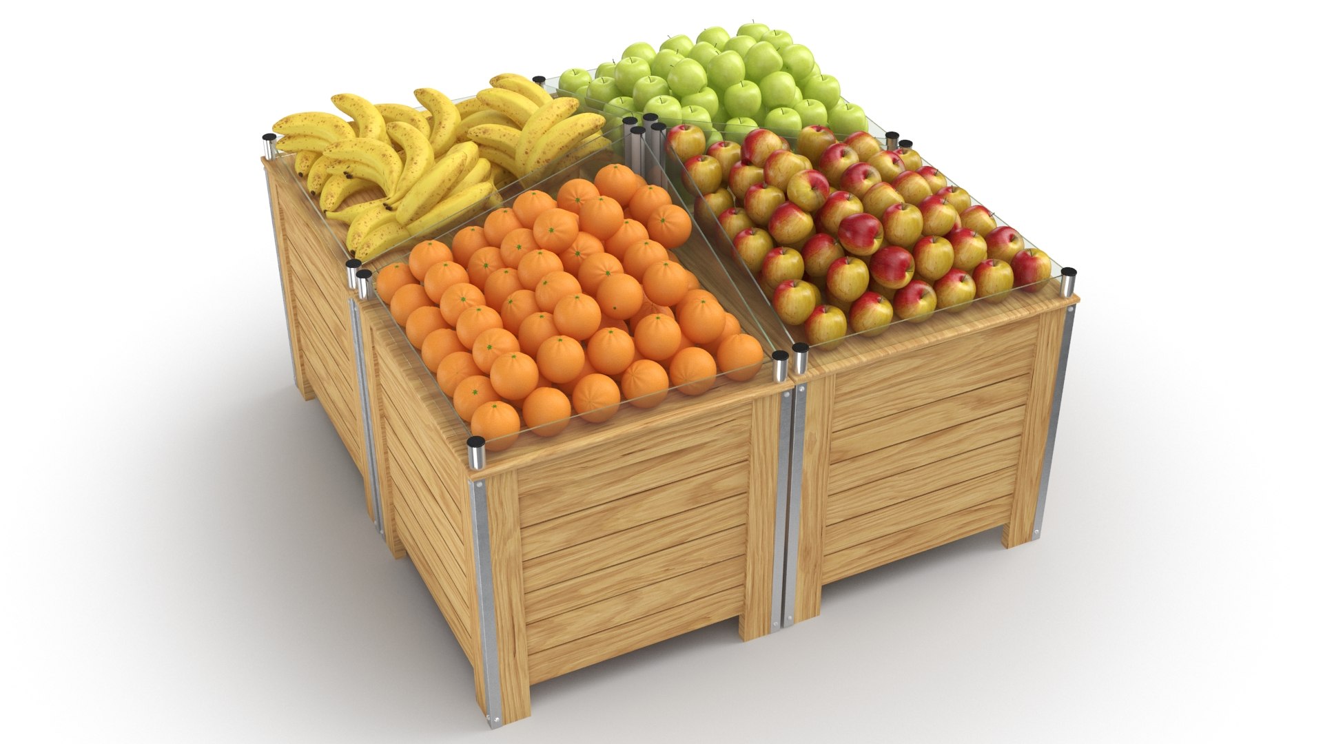 3D Model Real Fruit Display - TurboSquid 1499134