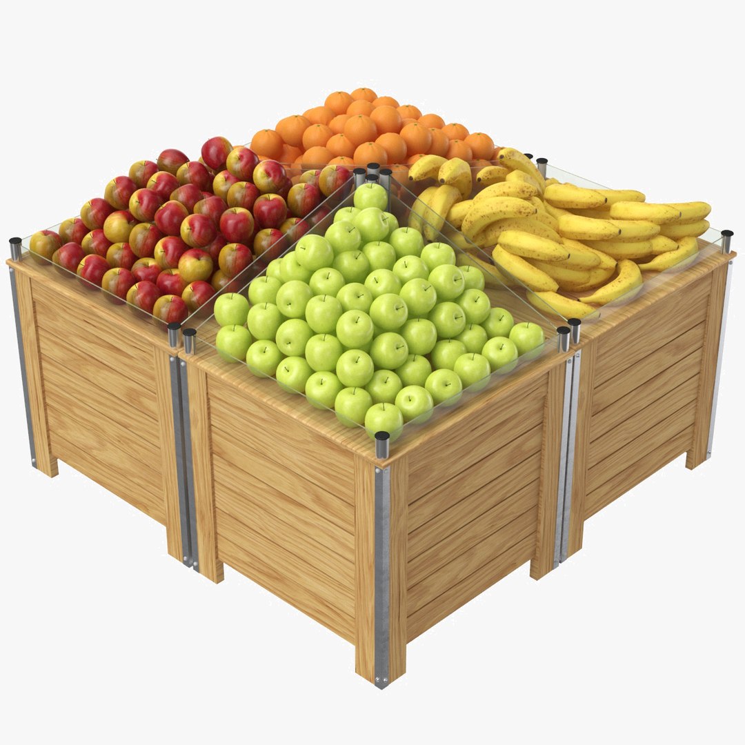 3D Model Real Fruit Display - TurboSquid 1499134