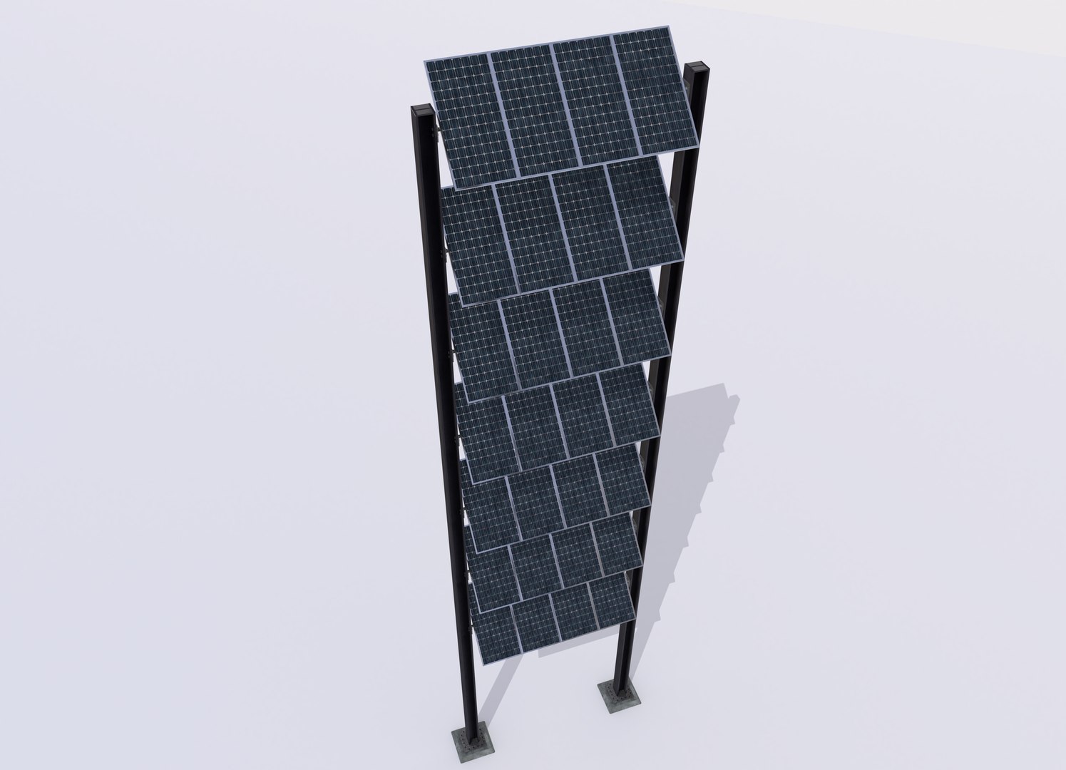 Solar Tower Version 2 3D Model - TurboSquid 1734141