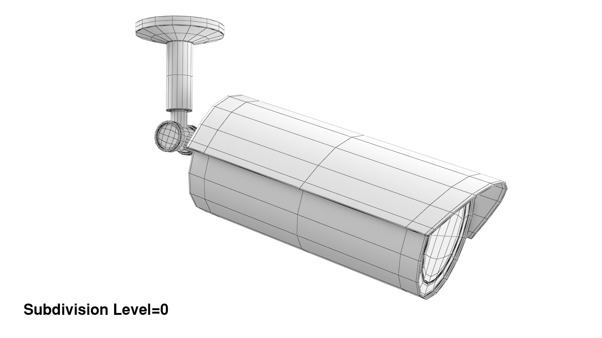 Bullet Security Camera 3D - TurboSquid 1492398
