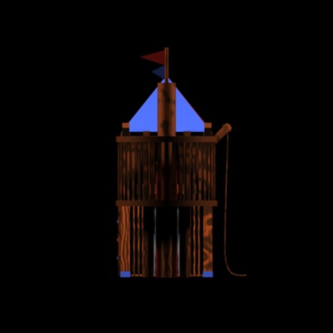 3d model outdoor play structure