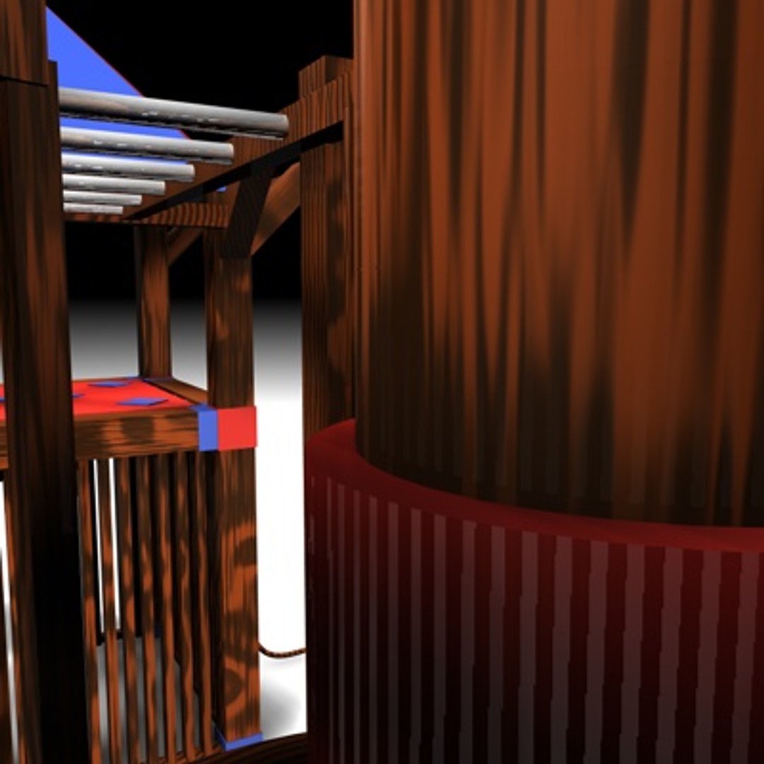 3d model outdoor play structure