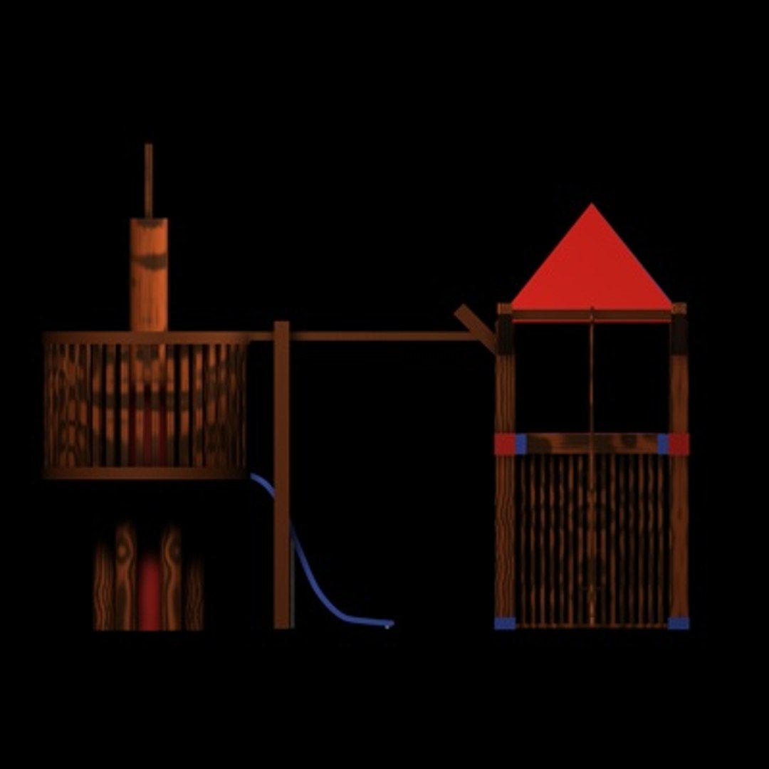 3d model outdoor play structure