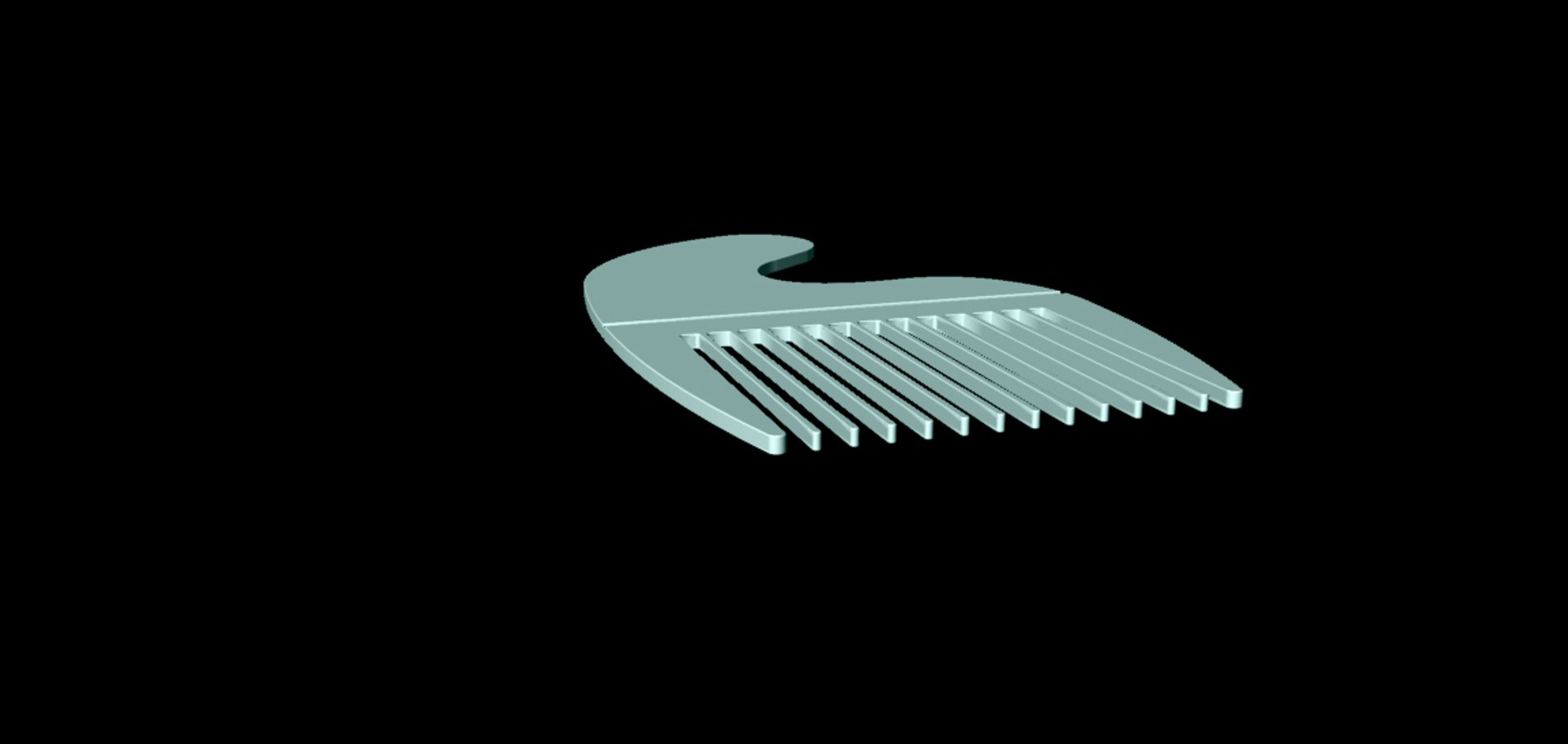 comb 3d model