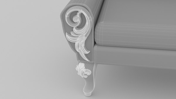 Classic Divan model - TurboSquid 1845301