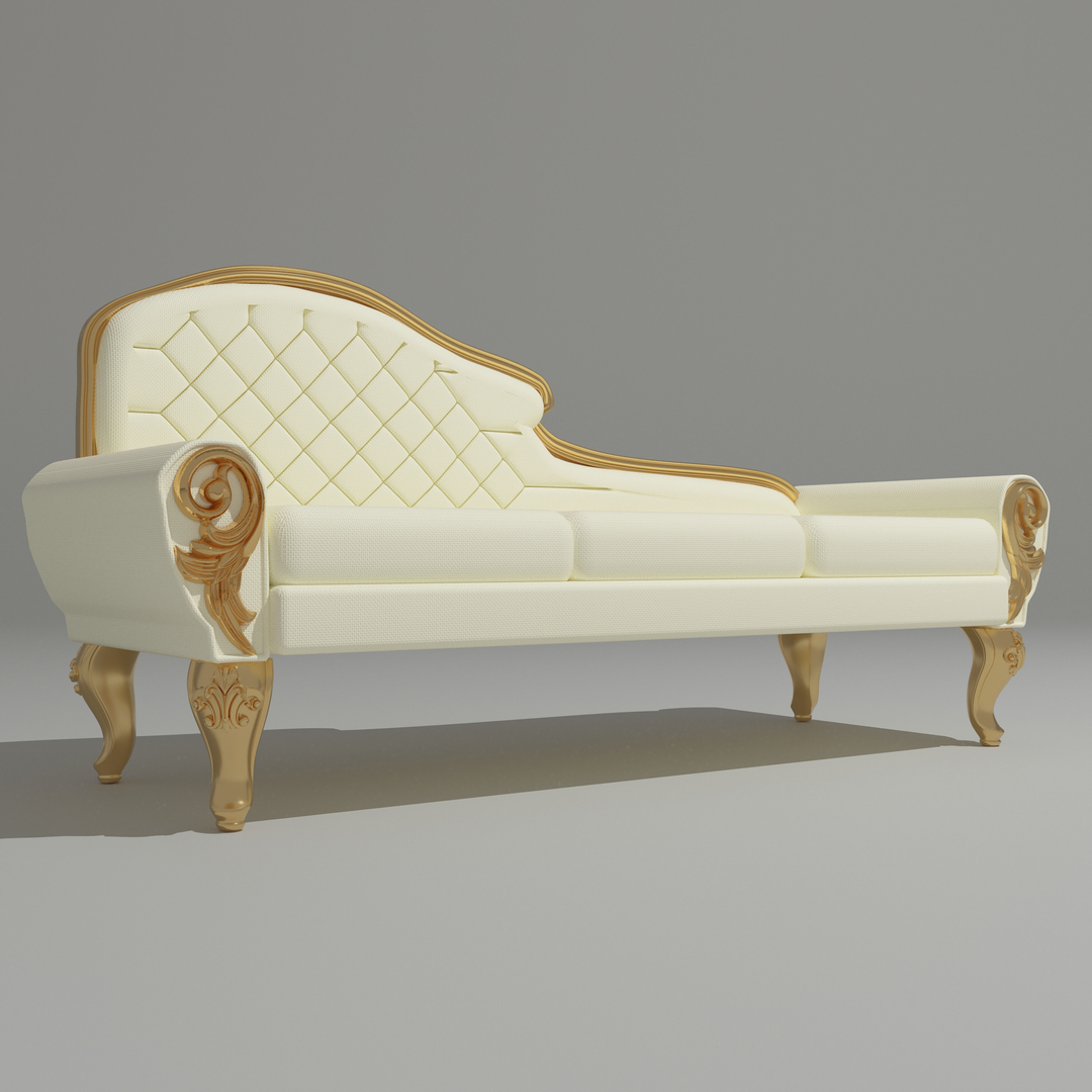 Classic Divan model - TurboSquid 1845301