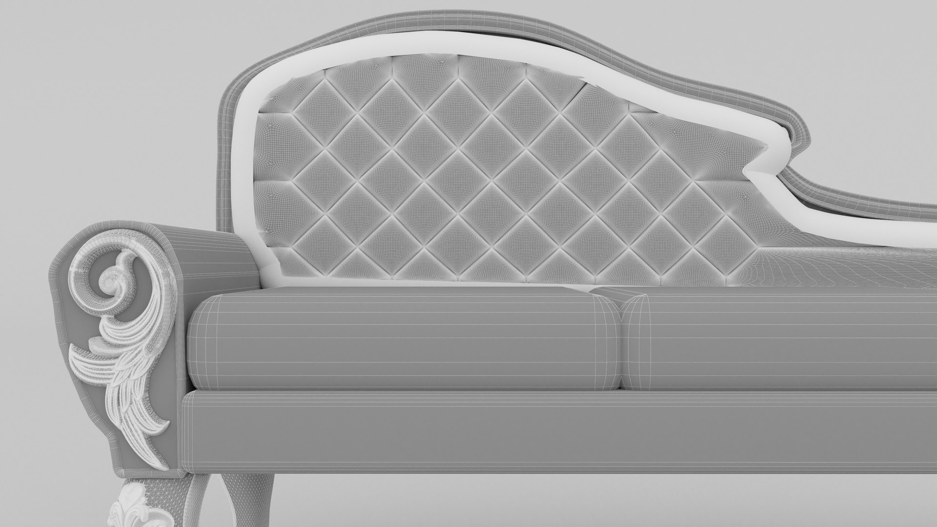 Classic Divan Model - TurboSquid 1845301