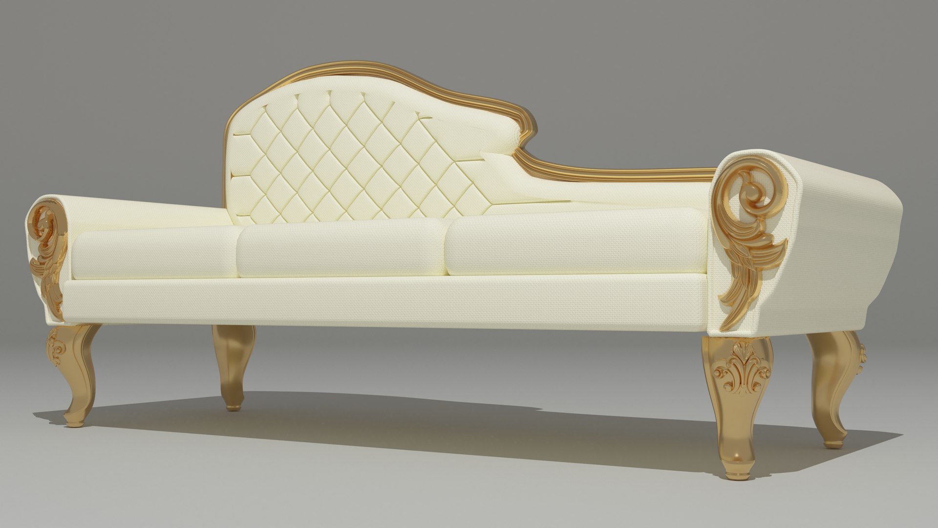 Classic Divan Model - TurboSquid 1845301