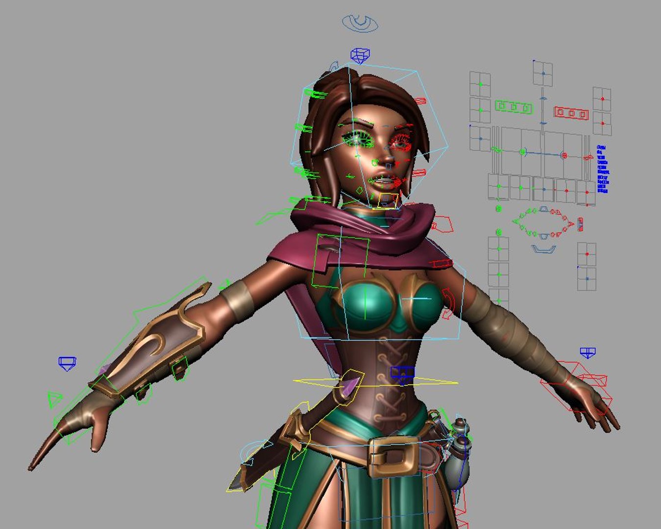 3D Mage Wizard Model - TurboSquid 1283942