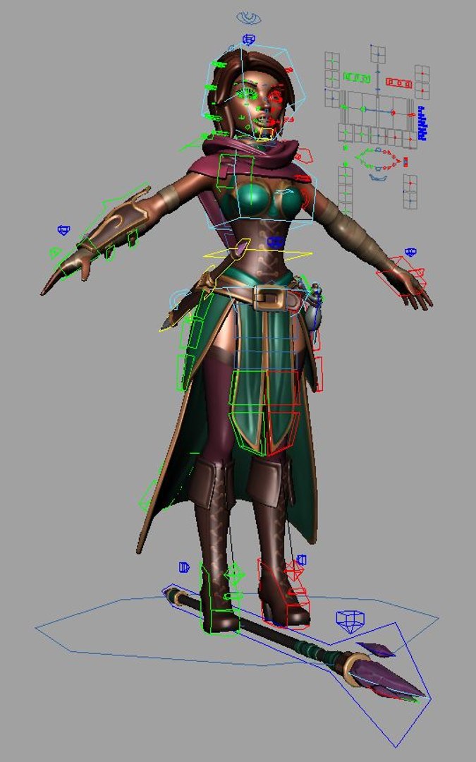 3D Mage Wizard Model - TurboSquid 1283942