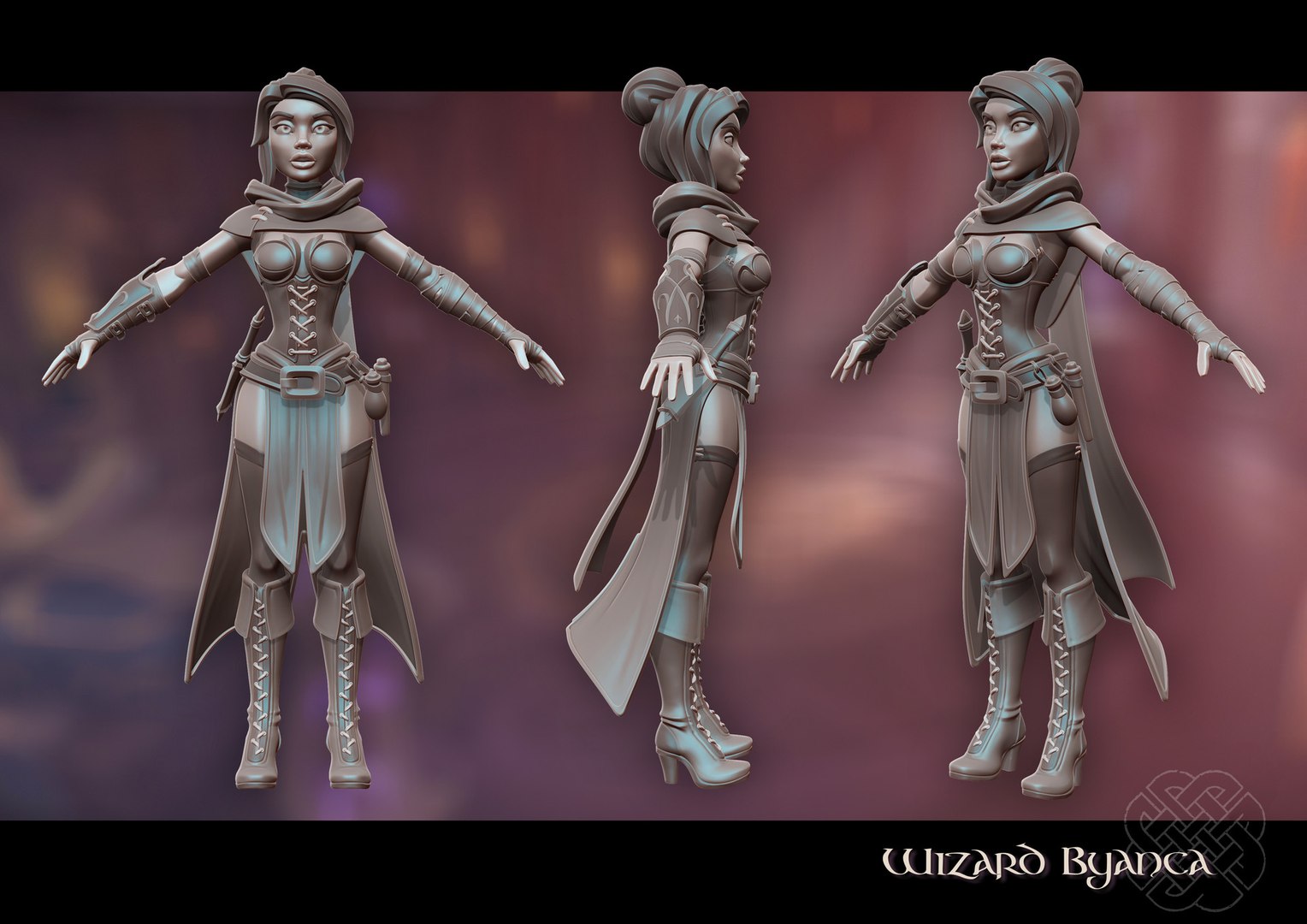 3D Mage Wizard Model - TurboSquid 1283942