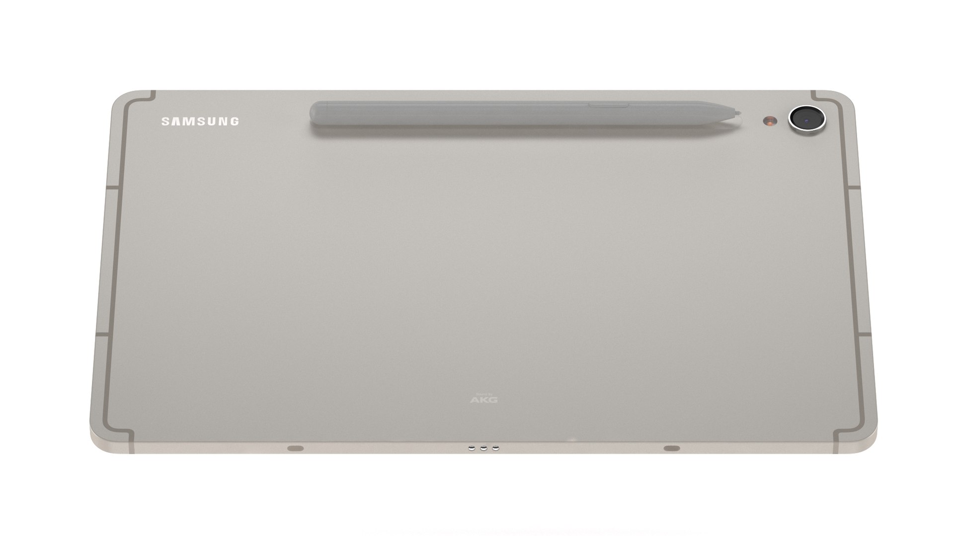 Samsung Galaxy Tab S9 Cream 3D - TurboSquid 2115123