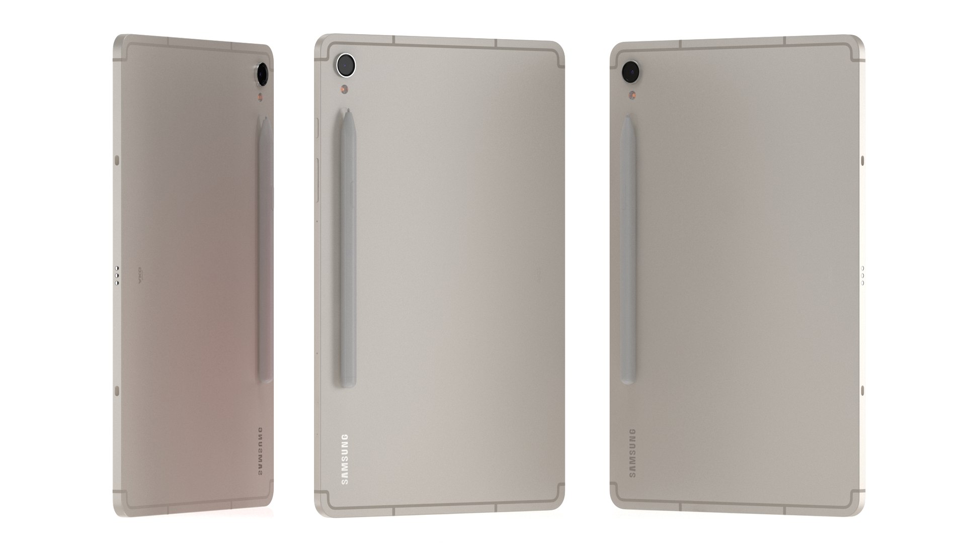 Samsung Galaxy Tab S9 Cream 3D - TurboSquid 2115123