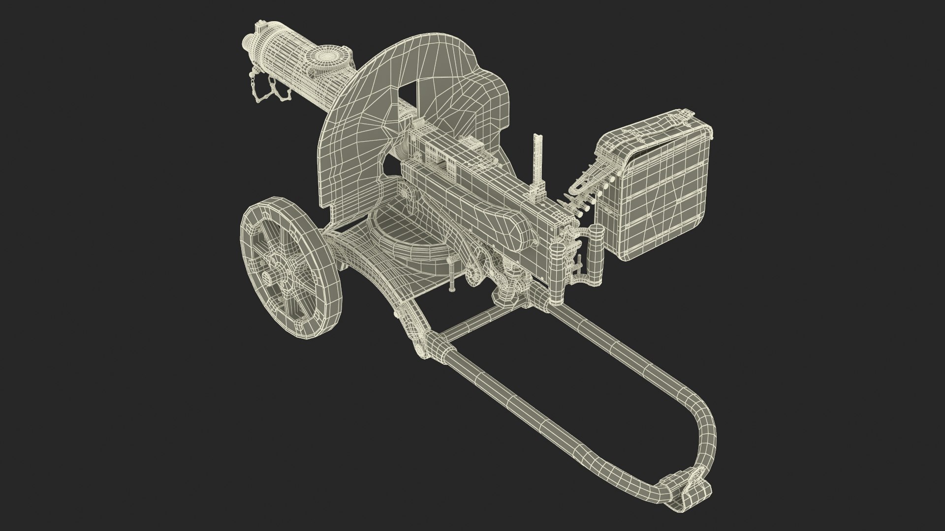 3D Soviet Maxim Machine Gun Model - TurboSquid 2202015