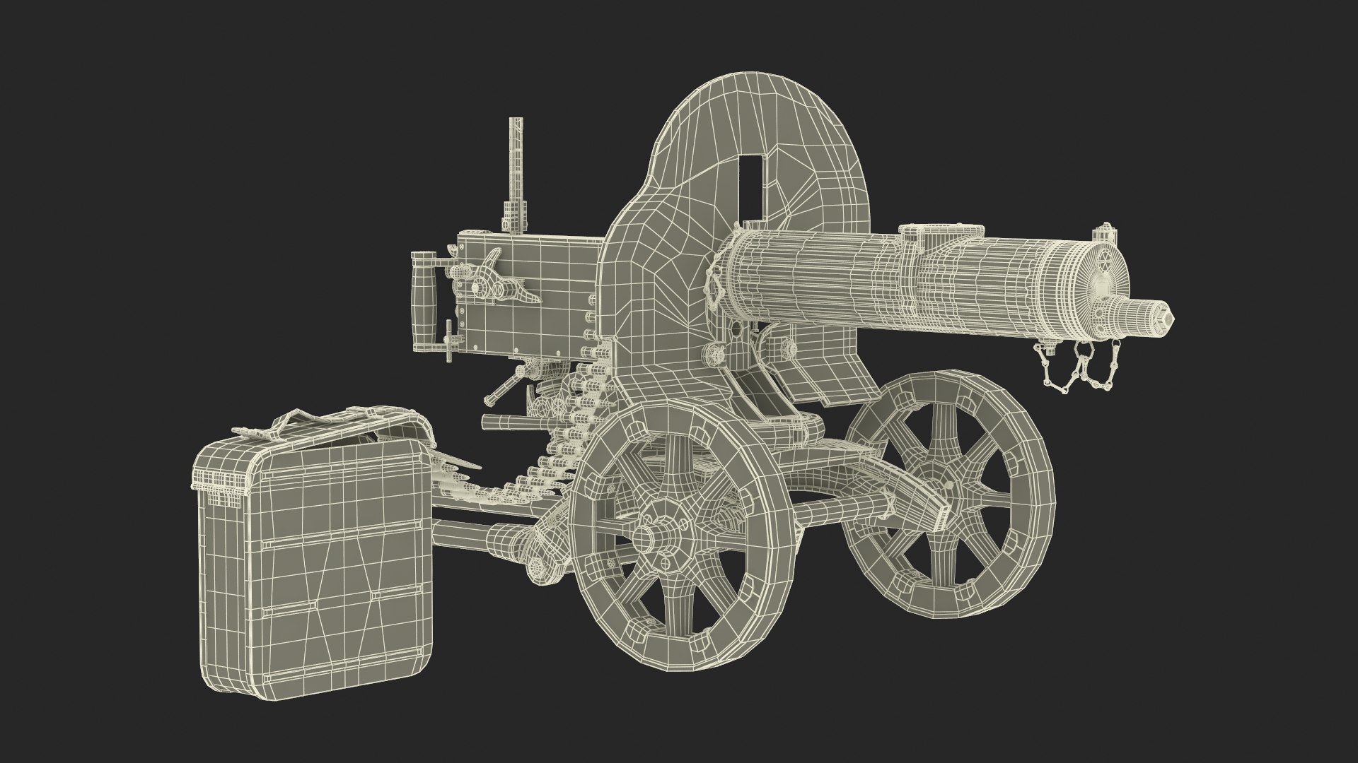 3D Soviet Maxim Machine Gun Model - TurboSquid 2202015