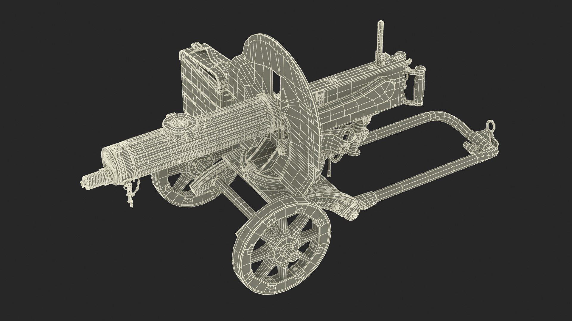 3D Soviet Maxim Machine Gun Model - TurboSquid 2202015