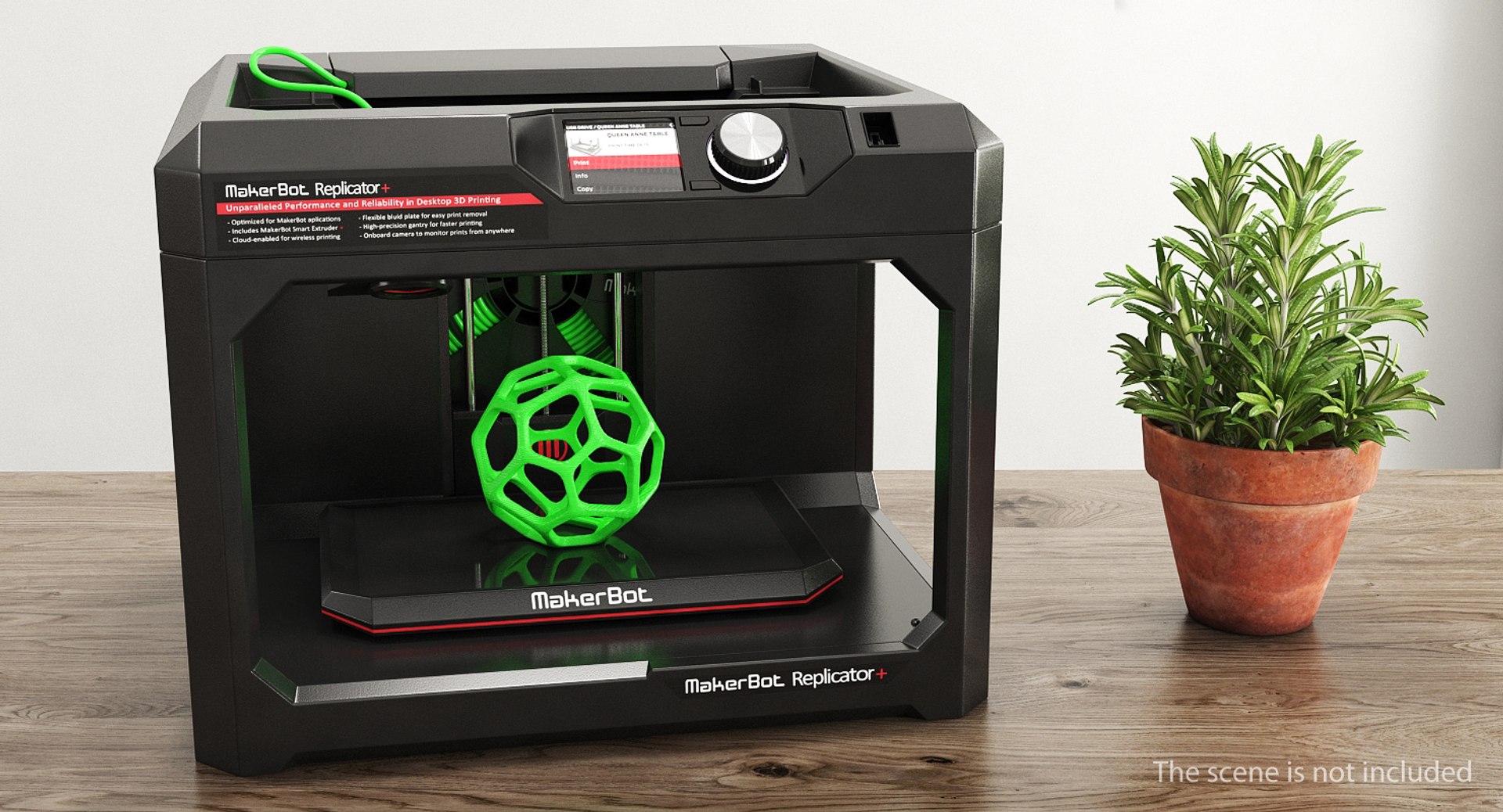 3D Printer Makerbot Replicator - TurboSquid 1329302