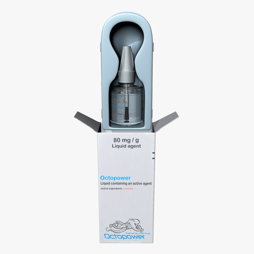 medical cardboard box flask 3d model