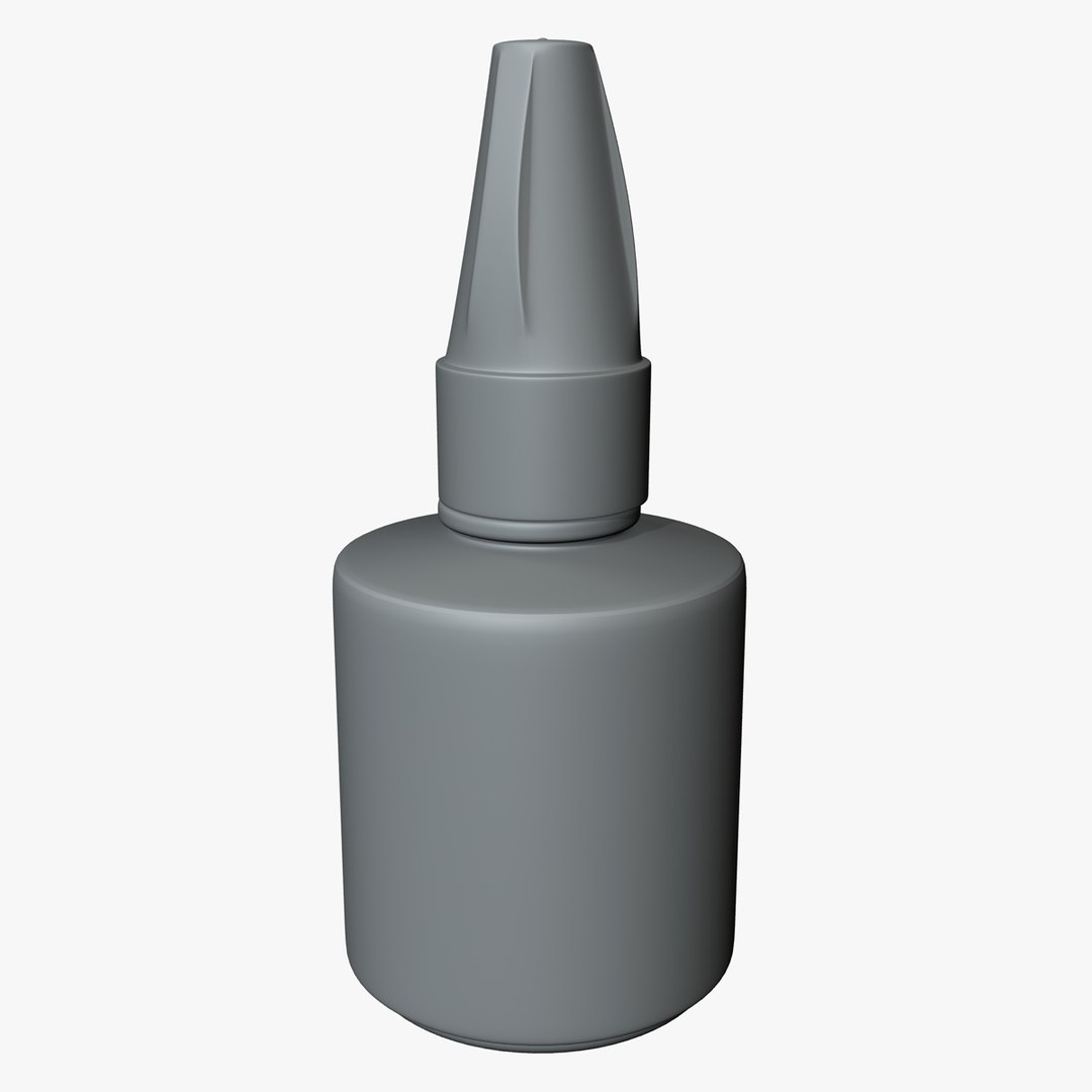 medical cardboard box flask 3d model