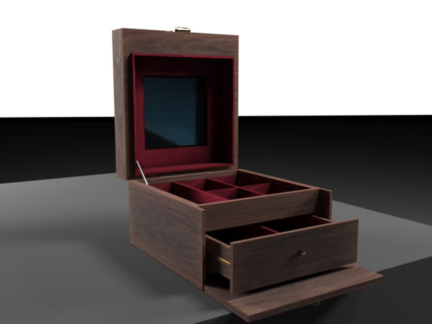 Box Jewelry 3D Model - TurboSquid 1561851
