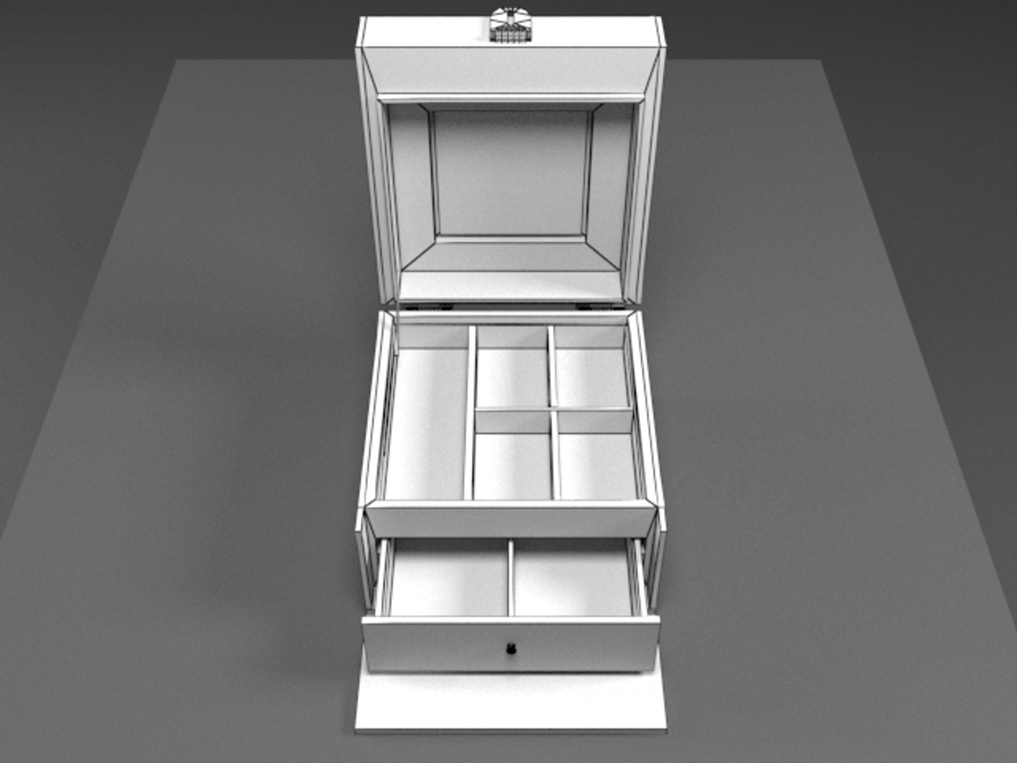 Box Jewelry 3D Model - TurboSquid 1561851