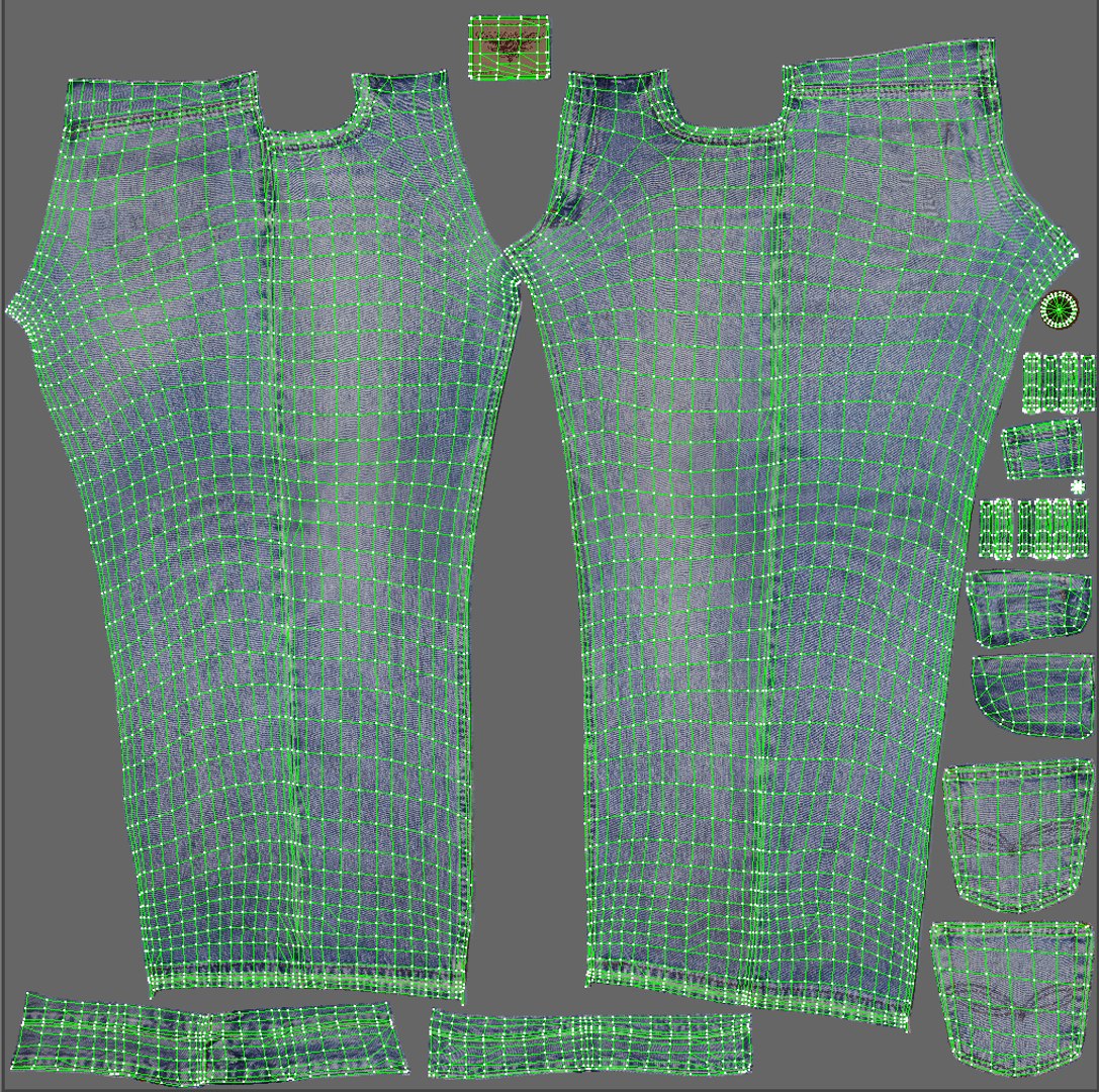 3D Jeans - TurboSquid 2148099