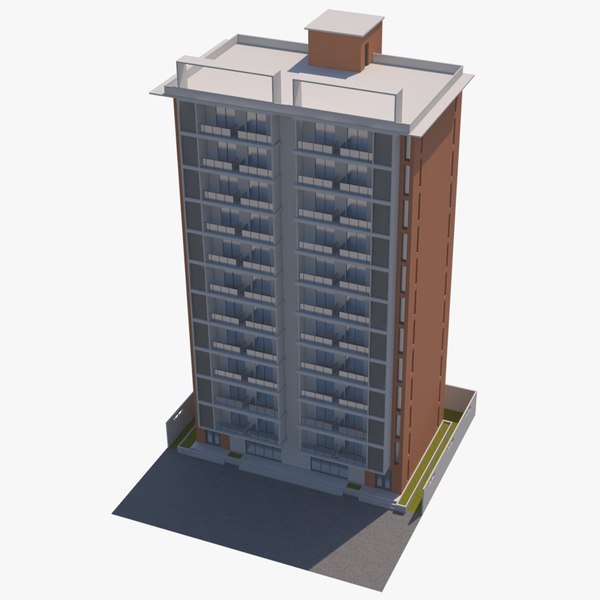 modelo 3d Edificio residencial 05 - TurboSquid 2090969