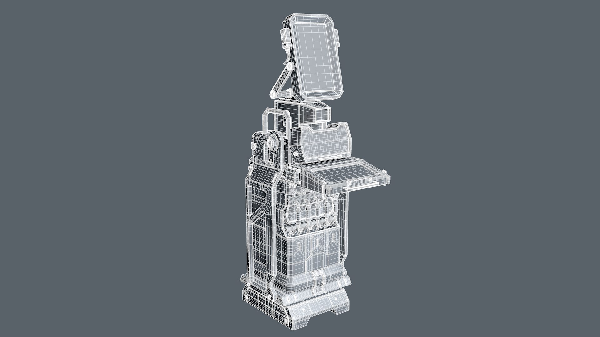 3D Scifi Terminal - TurboSquid 2104522