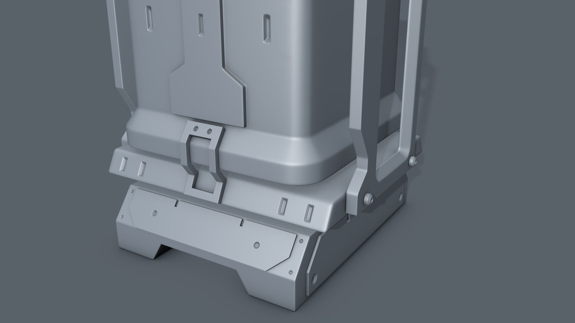 3D Scifi Terminal - TurboSquid 2104522