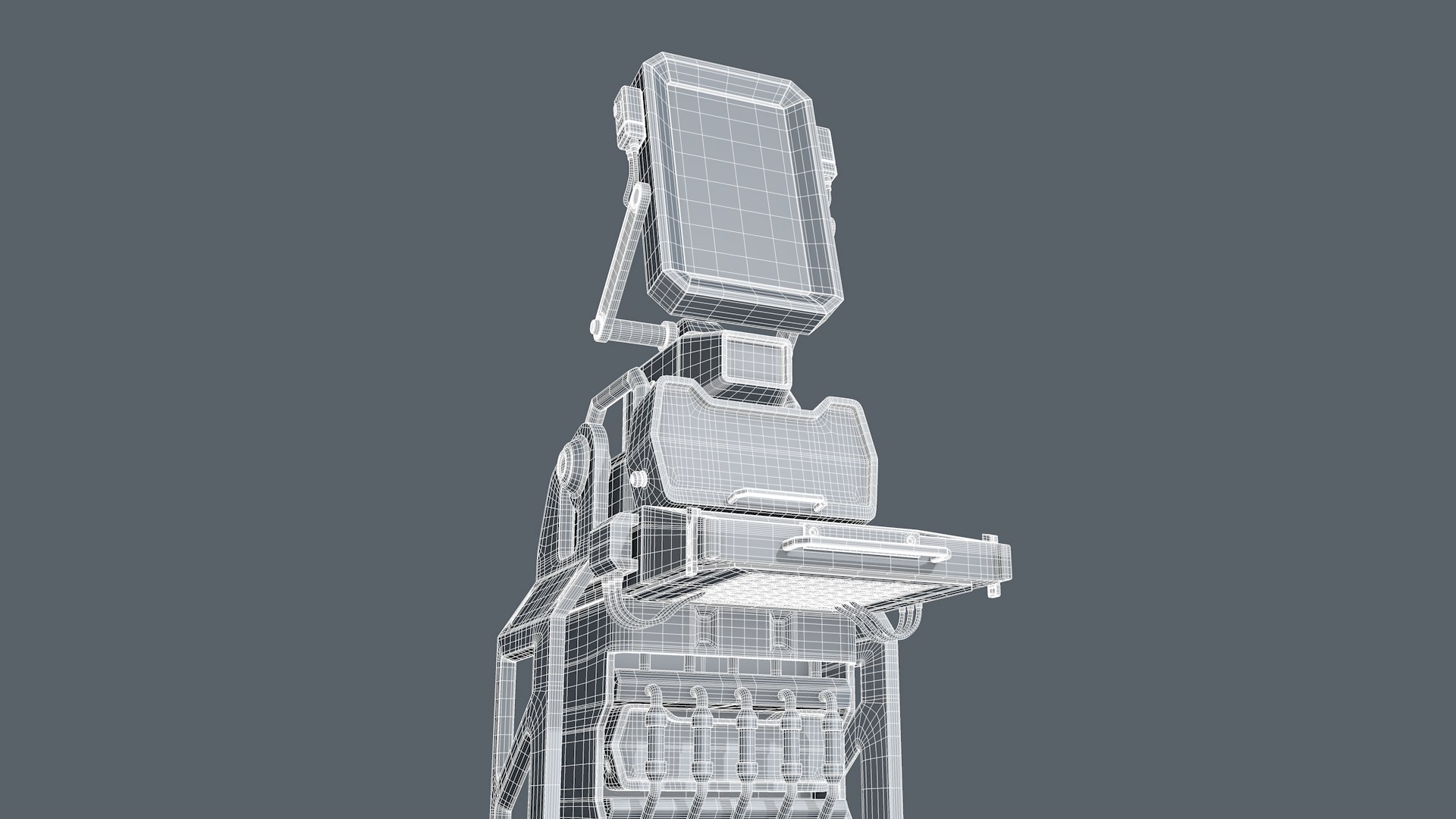 3D Sci-fi Terminal - TurboSquid 2104522