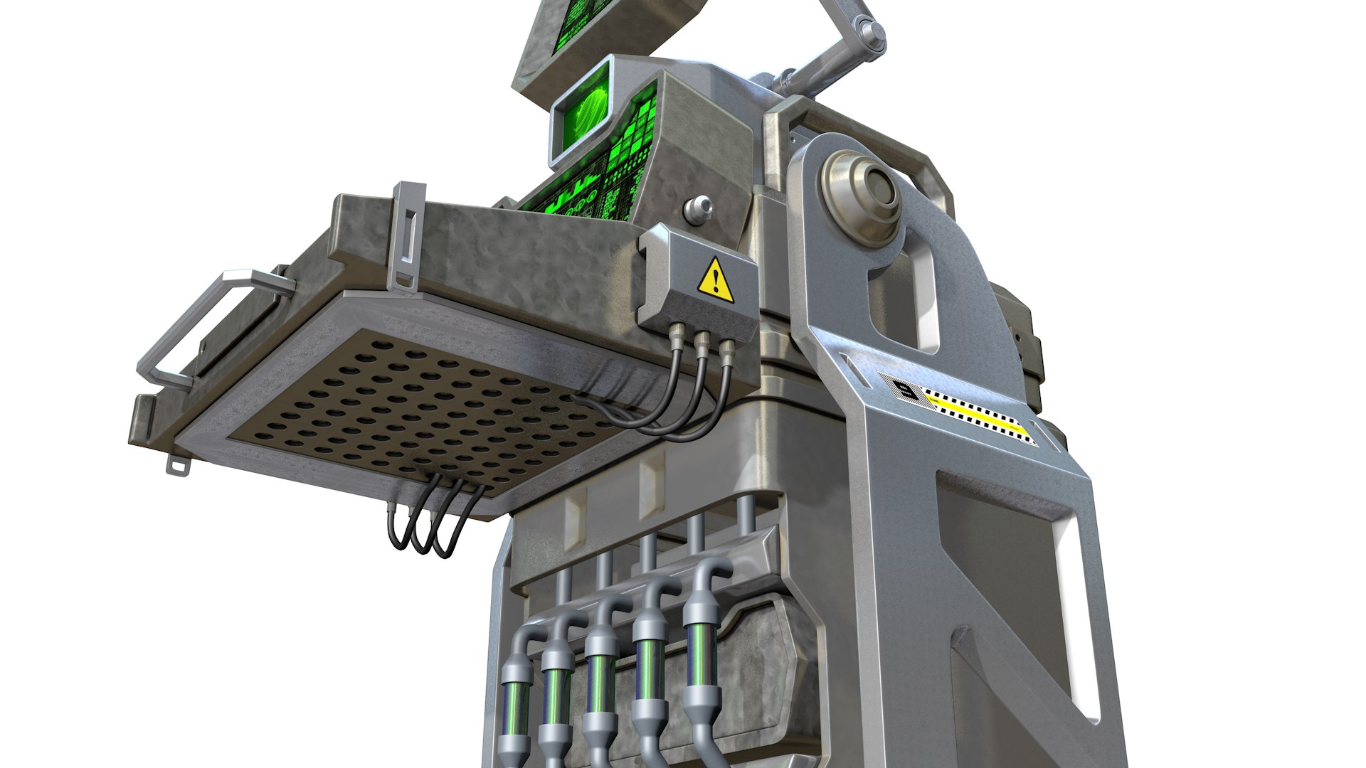 3D Scifi Terminal - TurboSquid 2104522